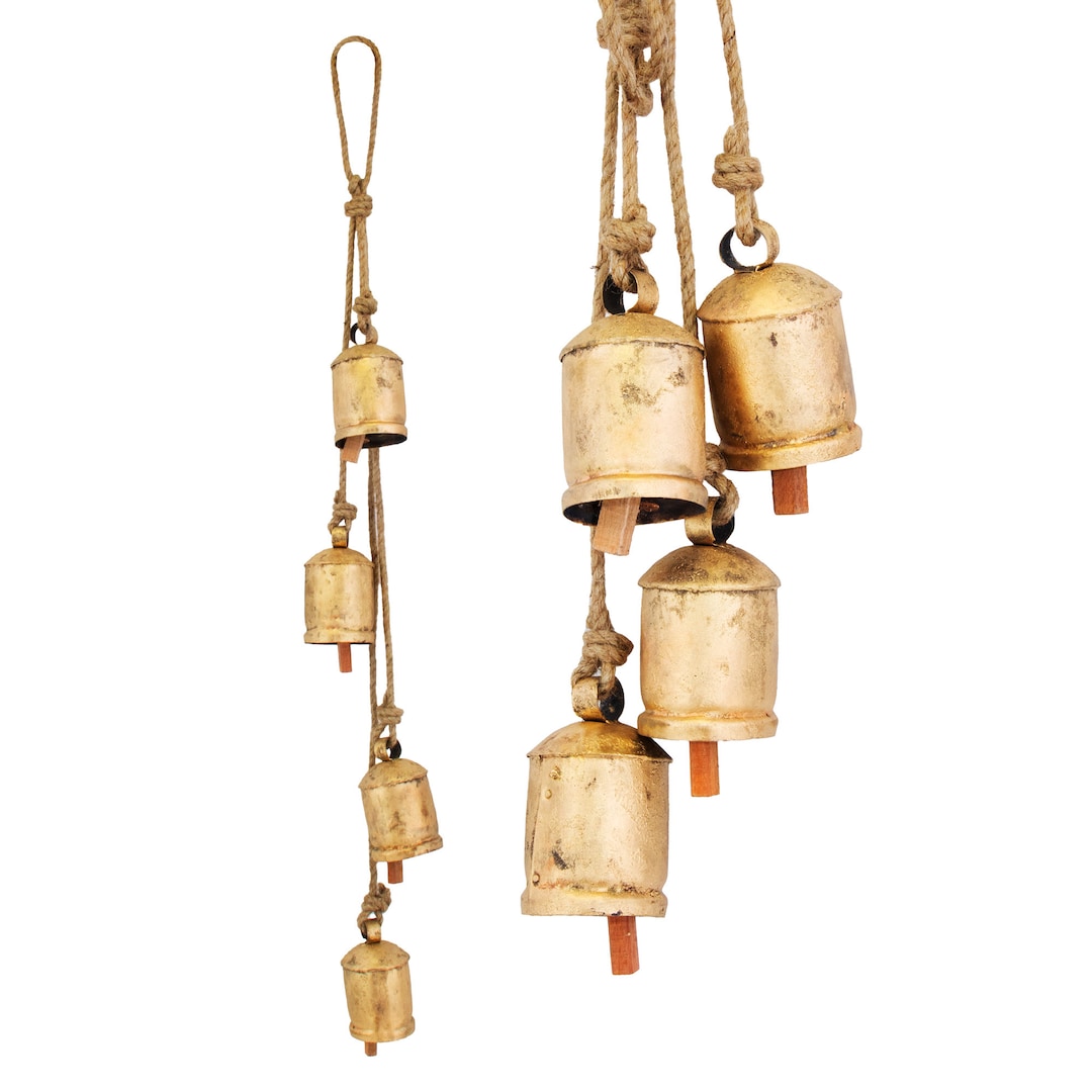 Vintage Rustic Cow Bell Set: Shabby Chic Christmas Decor - Etsy