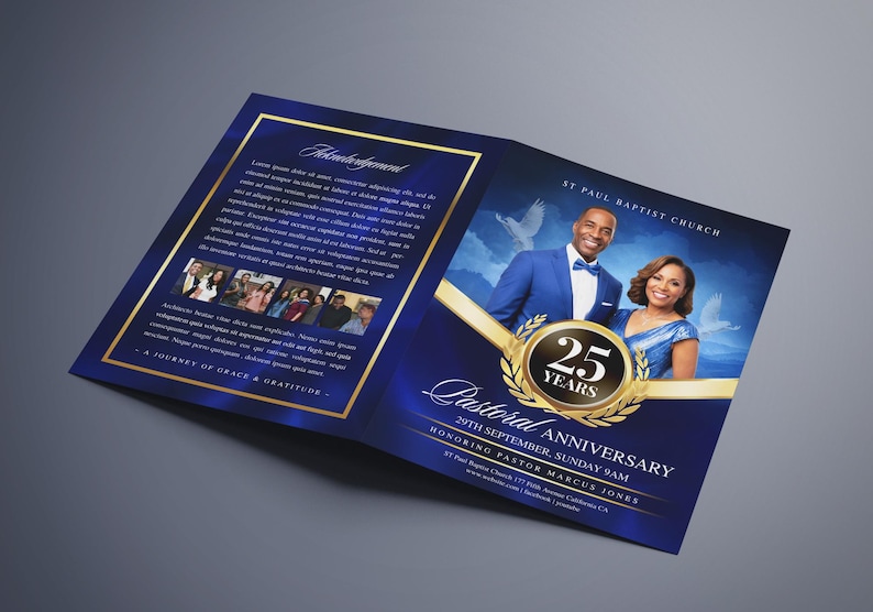 Church Anniversary Program | Pastor Appreciation Program | Pastoral ...
