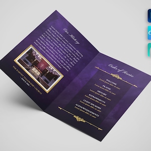 Church Anniversary Program for Canva & Photoshop. DIY Pastor ...