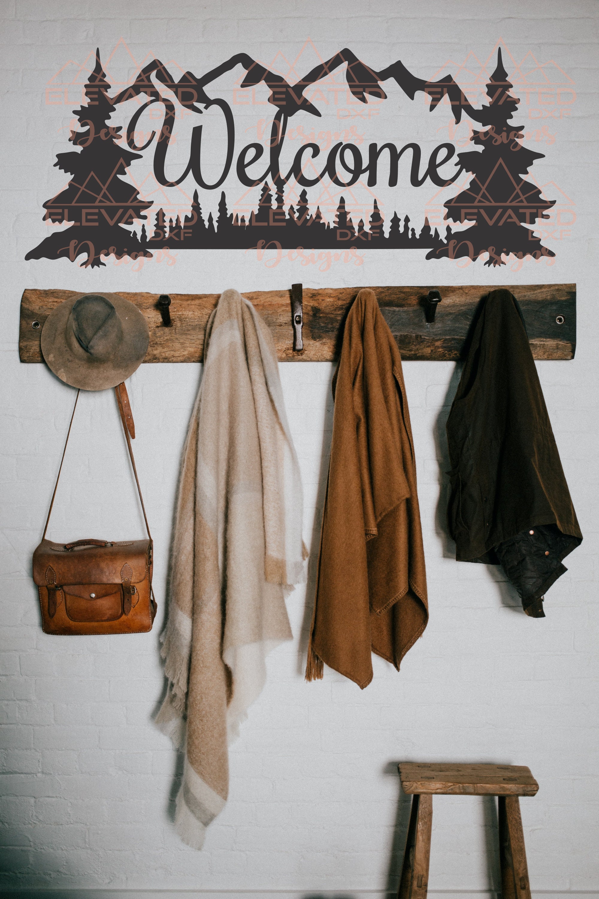 Welcome Sign Bundle DXF, Nature Welcome Sign Bundle SVG, CNC Cut Files ...