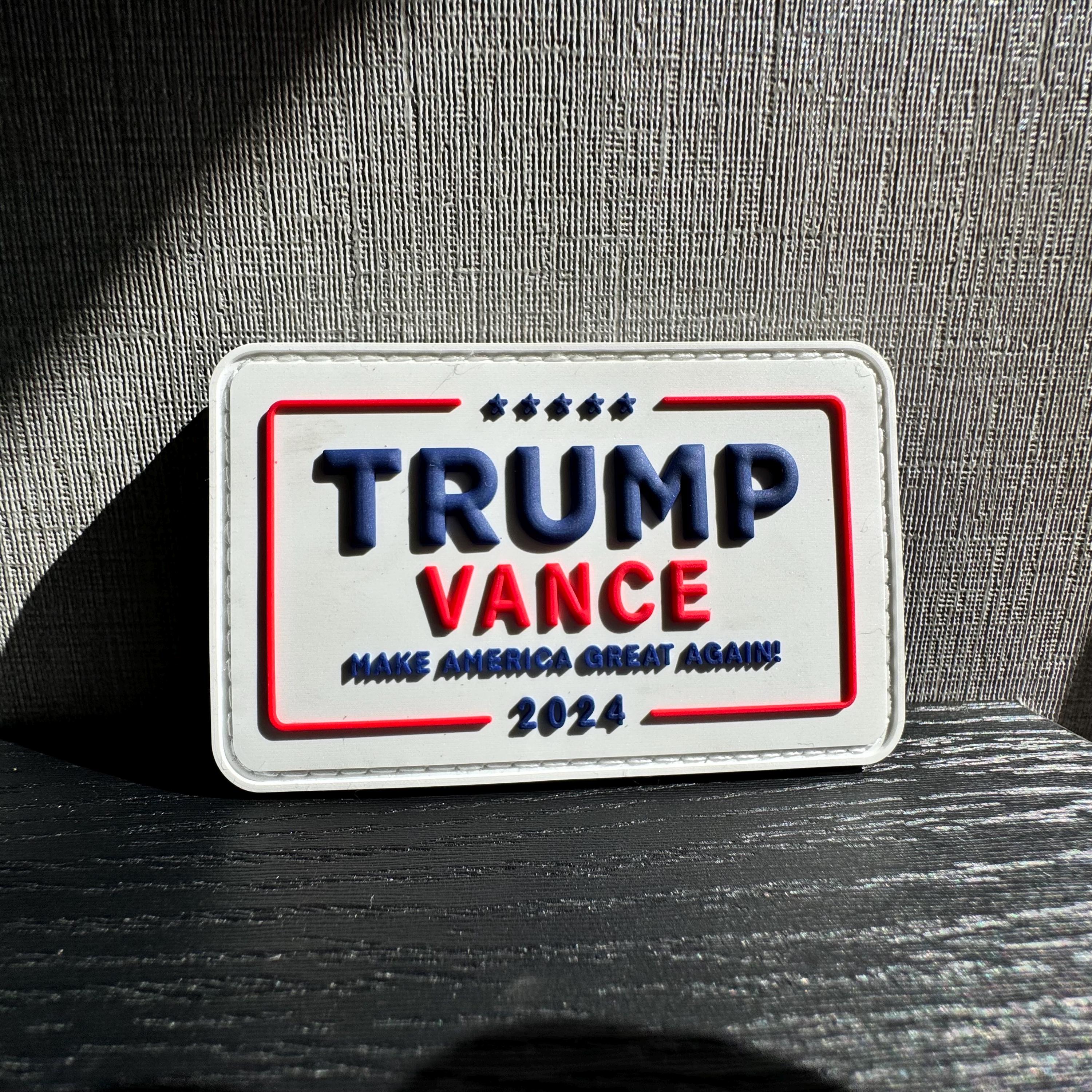 MAGA Trump Vance 2024 3D PVC Patch With Velcro Backing - Etsy