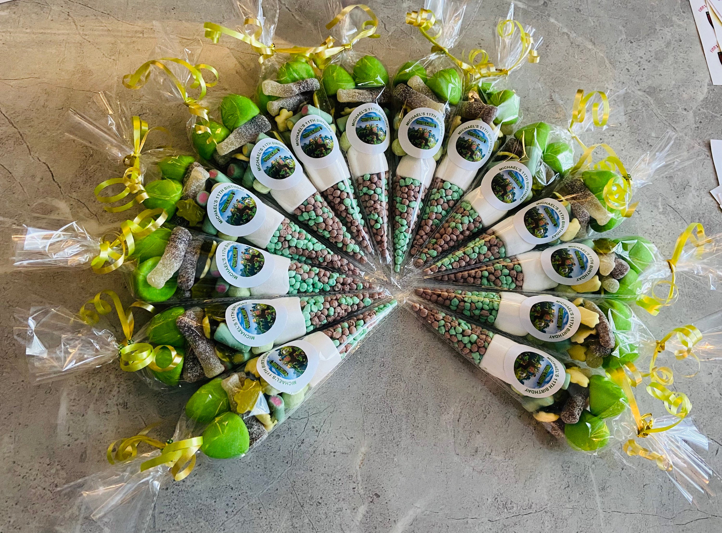 Minecraft Sweet Cones - Etsy UK