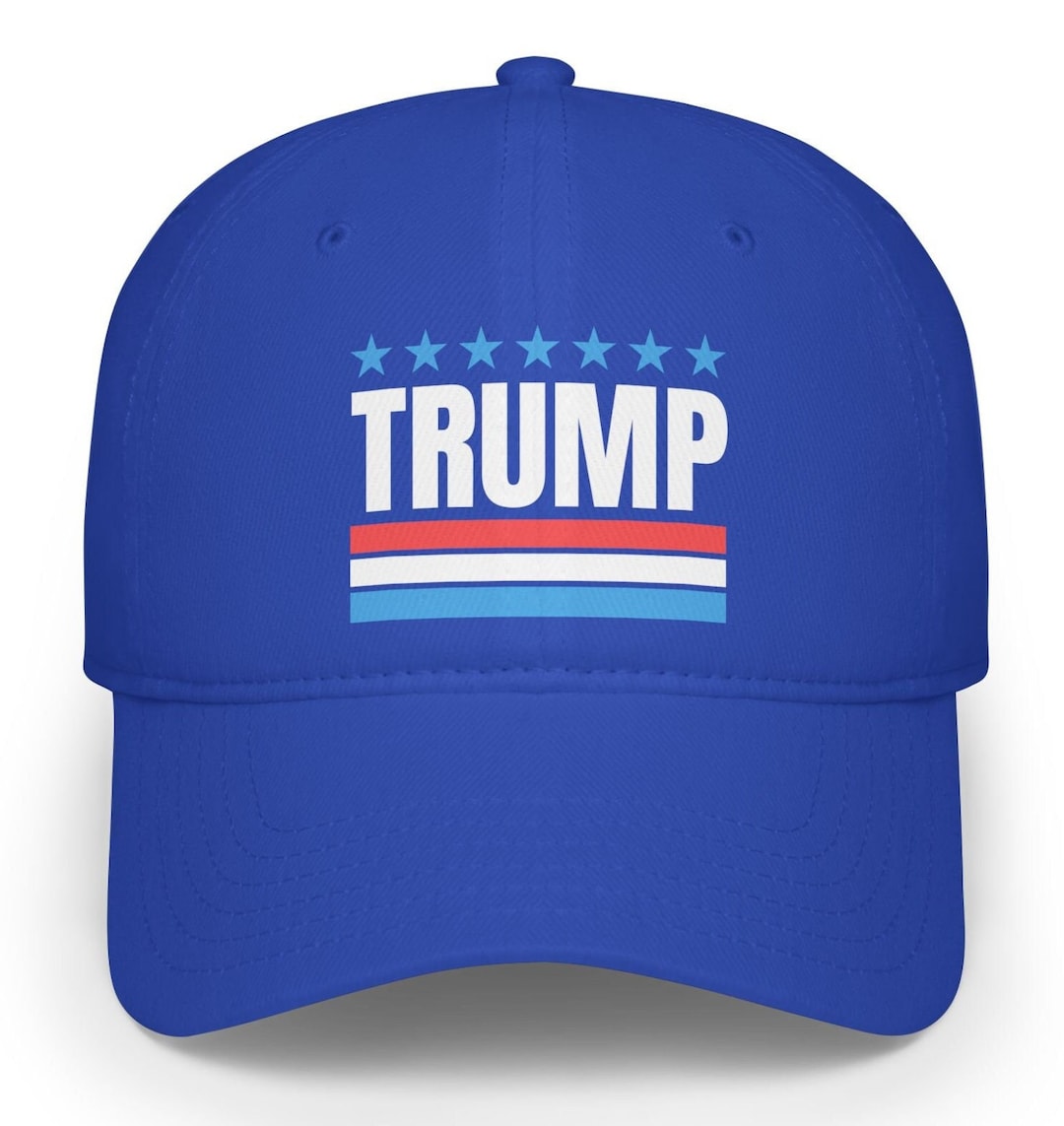 Donald Trump Baseball Cap - Custom "trump" and Flag Design, Low Profile ...
