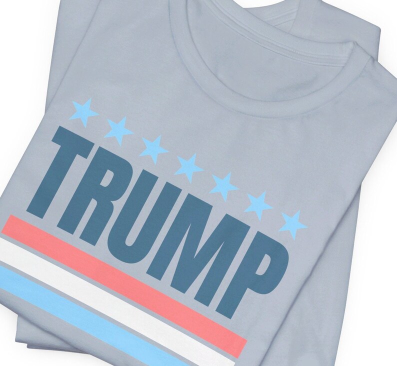 Donald Trump T-shirt - TRUMP With Custom Flag Design - Election 2024 ...