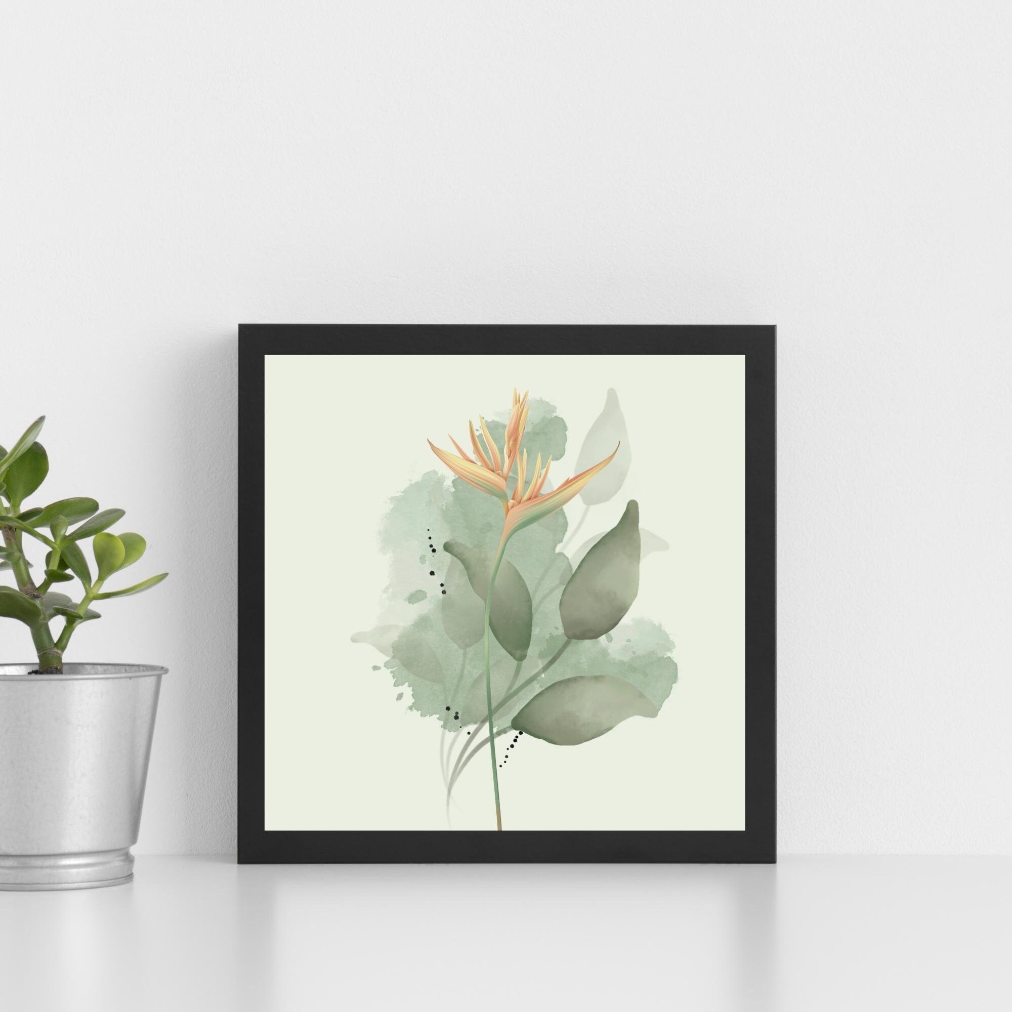 Green Leaves Printable, Word Art Printable, Wall Art Digital Download ...