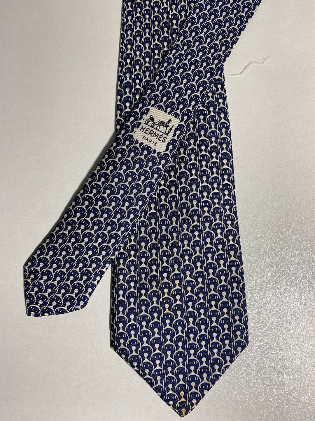 Hermes Tie Vintage Silk 820 EA - Etsy