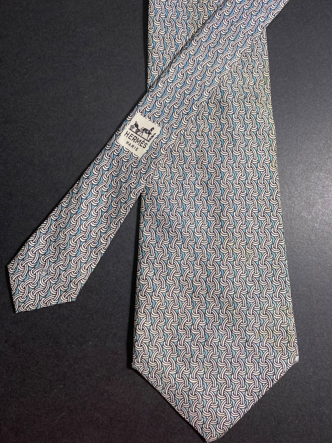 Hermes Tie Vintage Silk 282 MA - Etsy