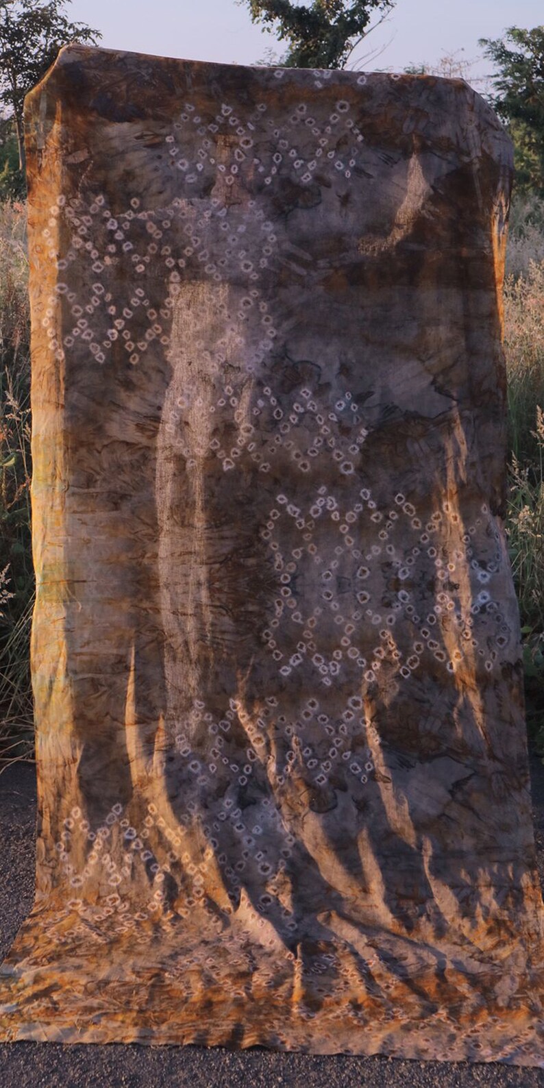 Rust Dyed Fabric Limited Edition - Etsy