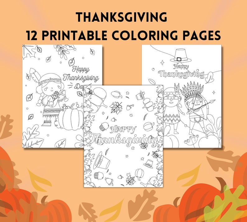 Thanksgiving Coloring Pages, Fall Coloring Pages for Kids, Coloring ...