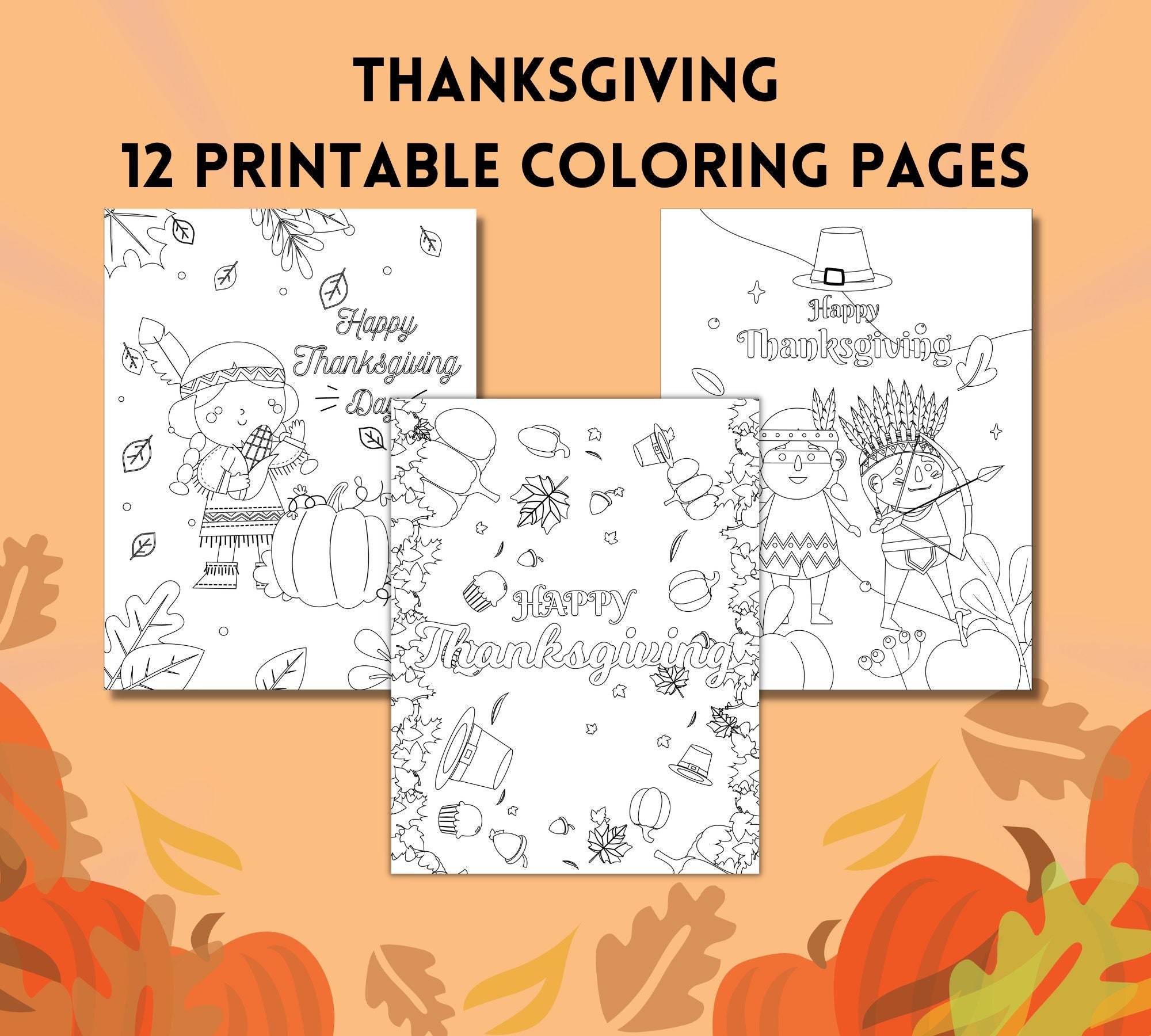 Thanksgiving Coloring Pages, Fall Coloring Pages for Kids, Coloring ...