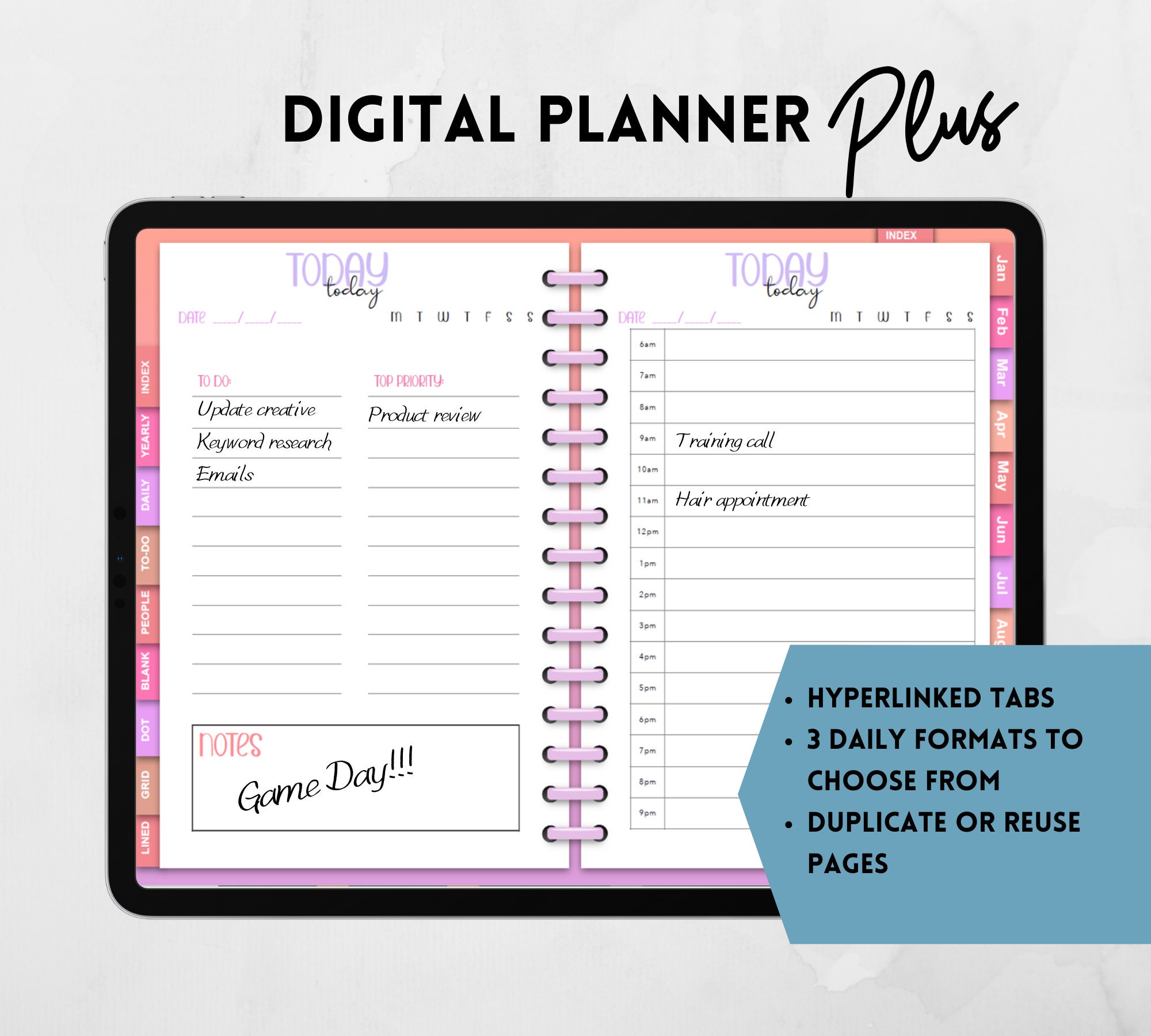 Digital Planner Ipad Digital Planner Good Notes Planner Notability