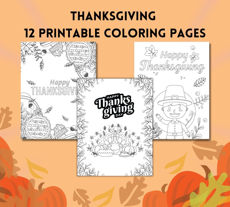 Thanksgiving Coloring Pages, Fall Coloring Pages for Kids, Coloring ...