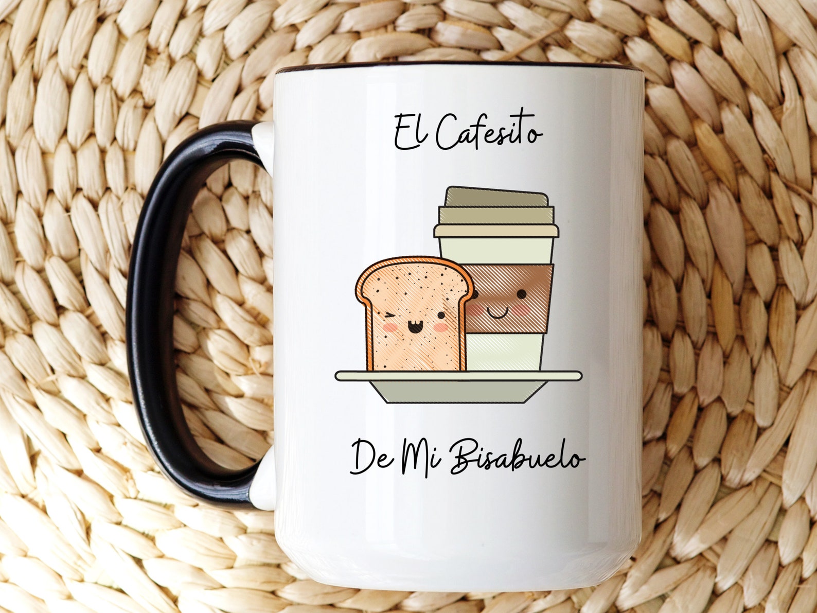 Bisabuelos-bisabuela-bisabuelo Spanish Great Grandparent Taza Para ...