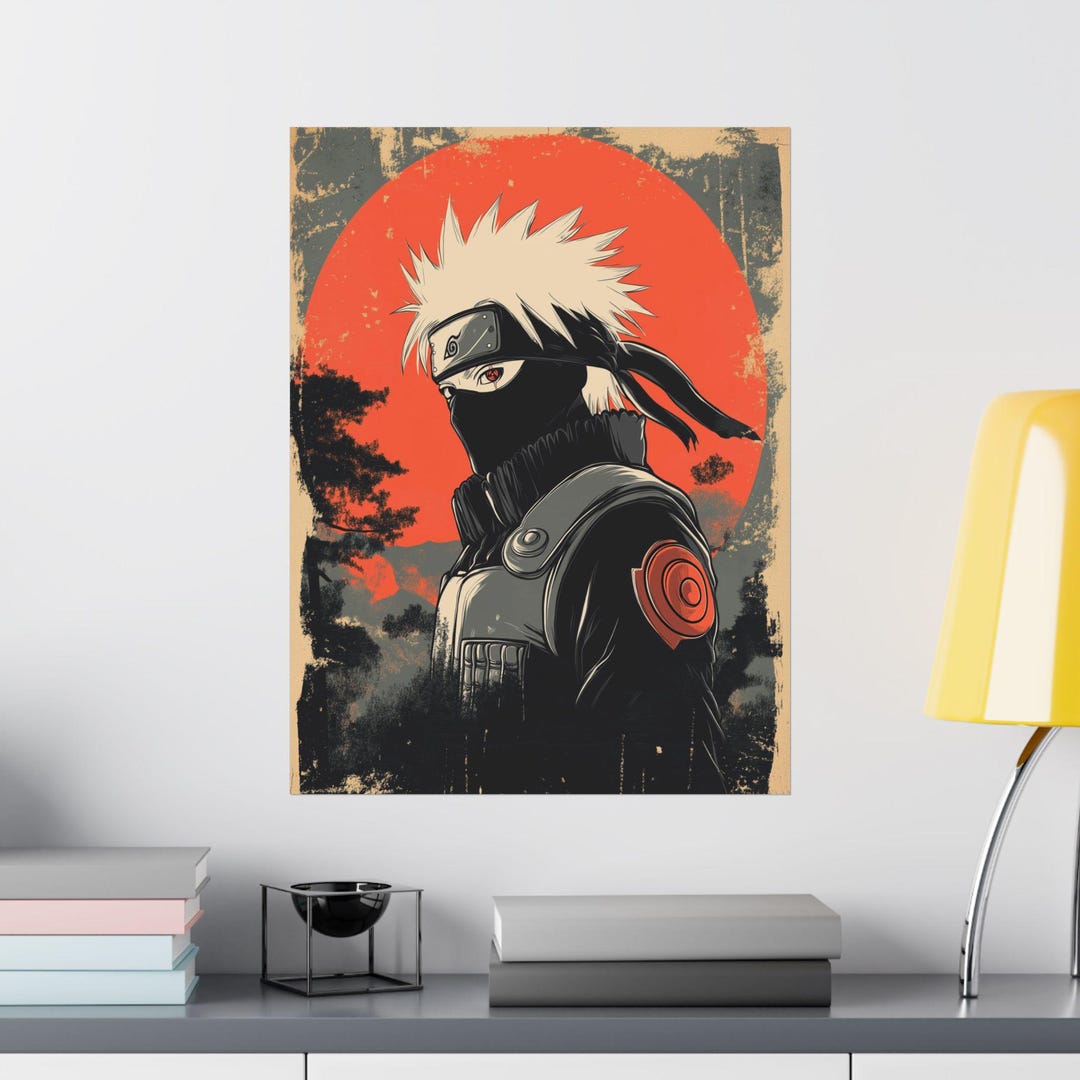 Kakashi Anime Poster | Anime Print | Japan Artwork | Kakashi Print ...