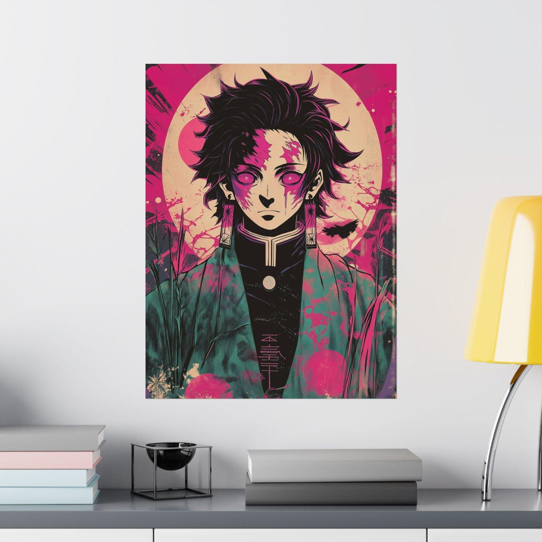 Tanjiro Anime Poster | Vintage Anime Print | Japanese Artwork | Tanjiro ...