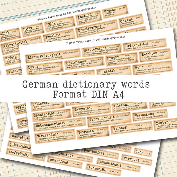 Dictionary Font - Etsy