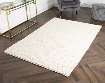 Knitted Rug - Etsy UK