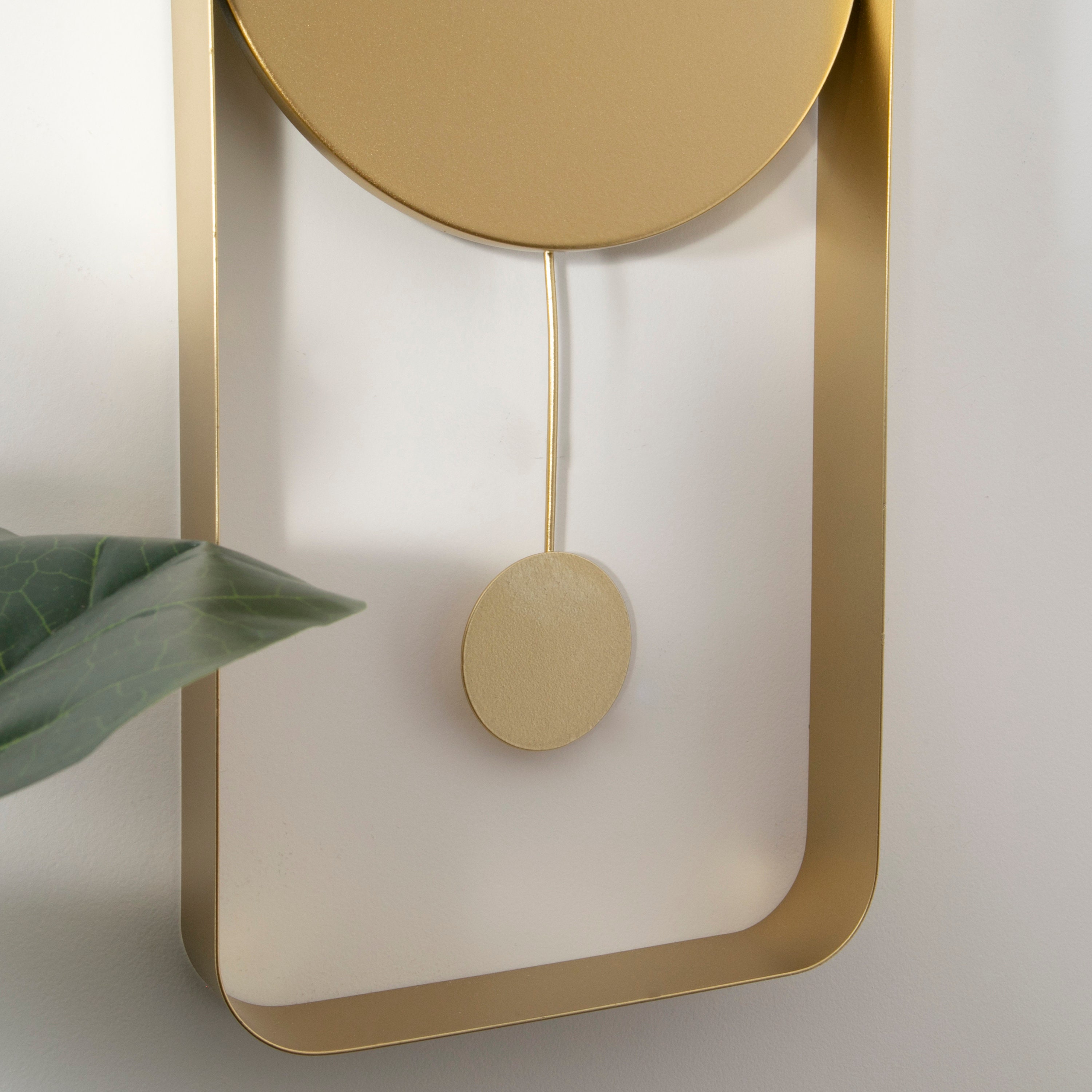 Modern Gold Metal Wall Clock - Etsy