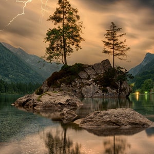 PRINTABLE NATURE ART –set of Wonderful Nature Landscape –home Decor ...