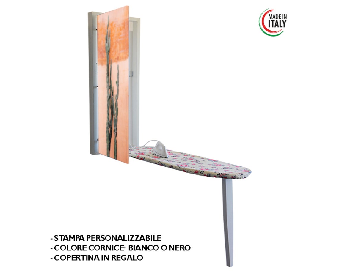 Space-saving IRONING BOARD, FOLDABLE Ironing Board, Wall Mount Ironing ...