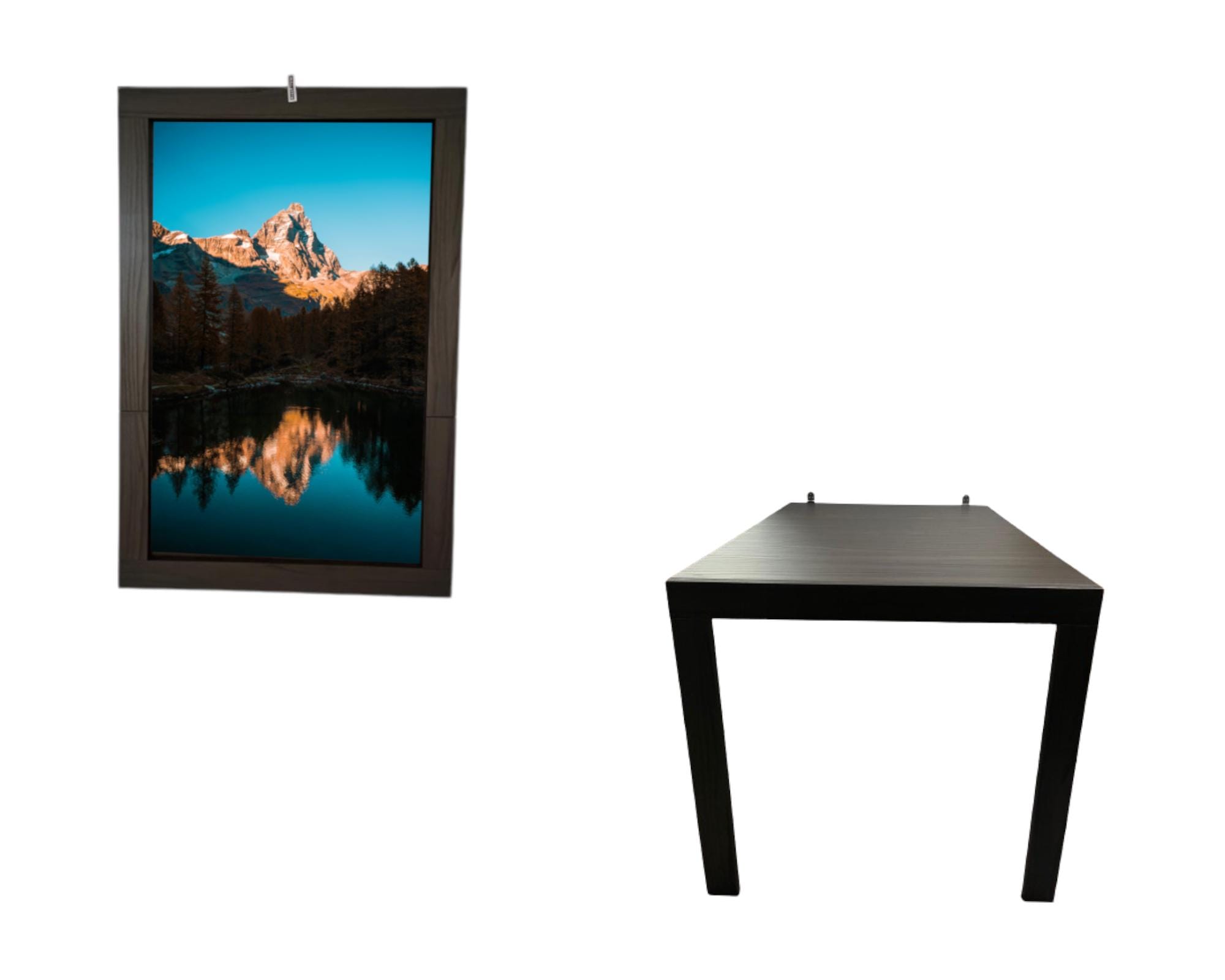 MURPHY FOLDING Table-wall Mounted Desk-space Saving Furniture ...