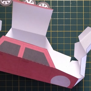 CAR Type D. Paper Toy / Gift Box - Etsy