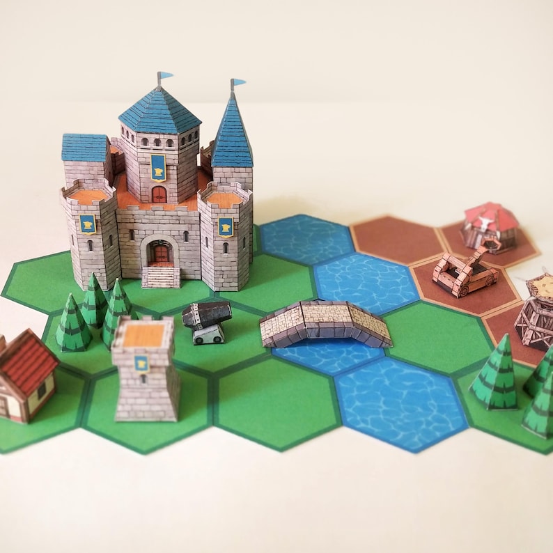 Paper Fantasy Miniatures – Printable PDF Templates for Crafting and ...