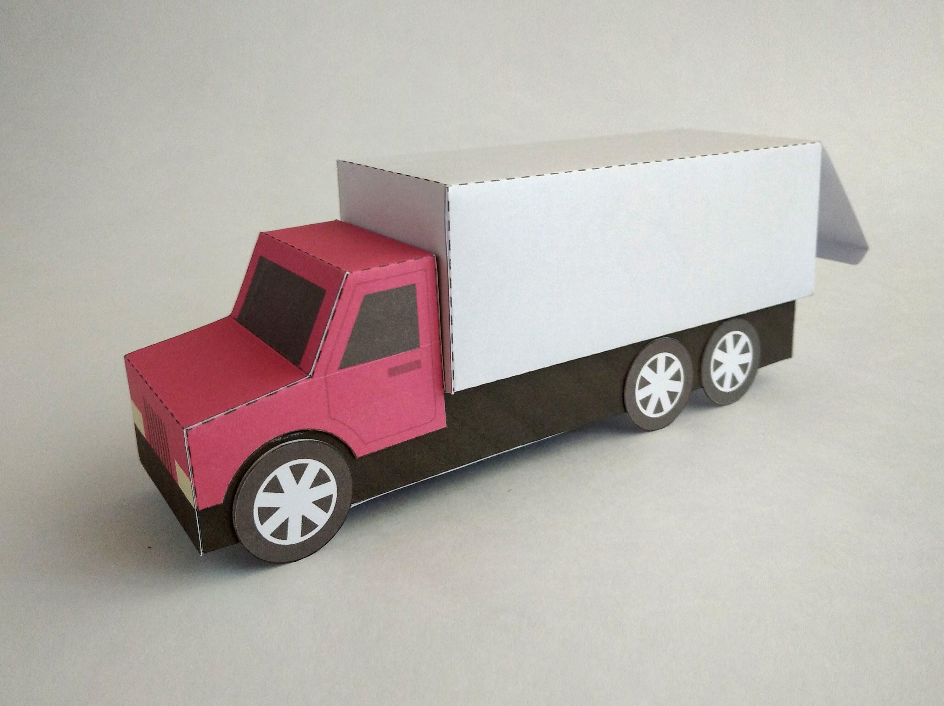TRUCK Type D. Paper Toy / Gift Box - Etsy