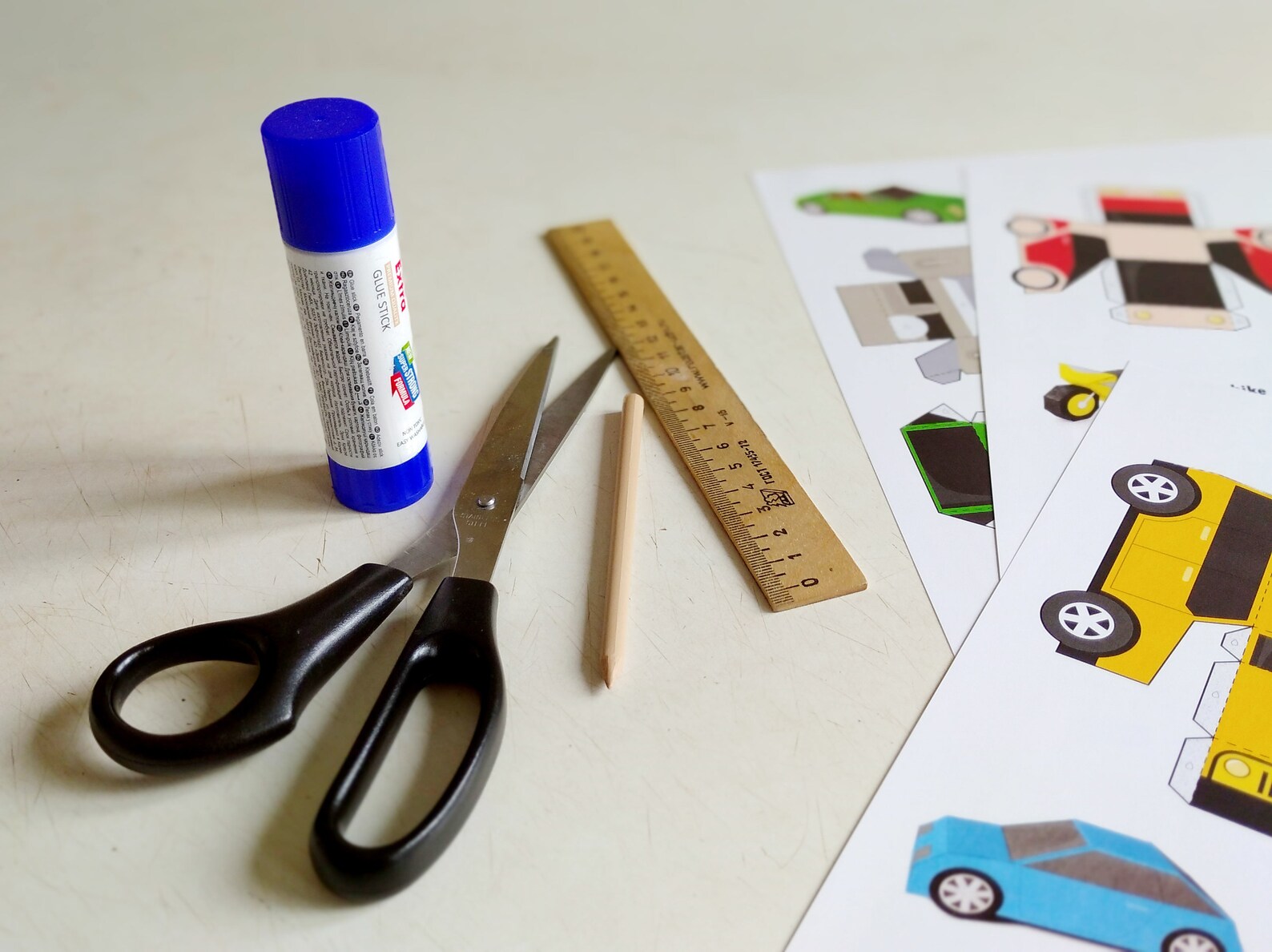 Paper Cars and Motorbikes. Printable Toys of Vehicles for Kids - Etsy