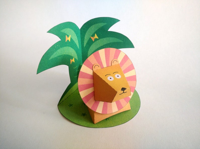 CREATURES Set 2. Papercraft Toys for Kids. 10 Simple Paper Toys - Etsy