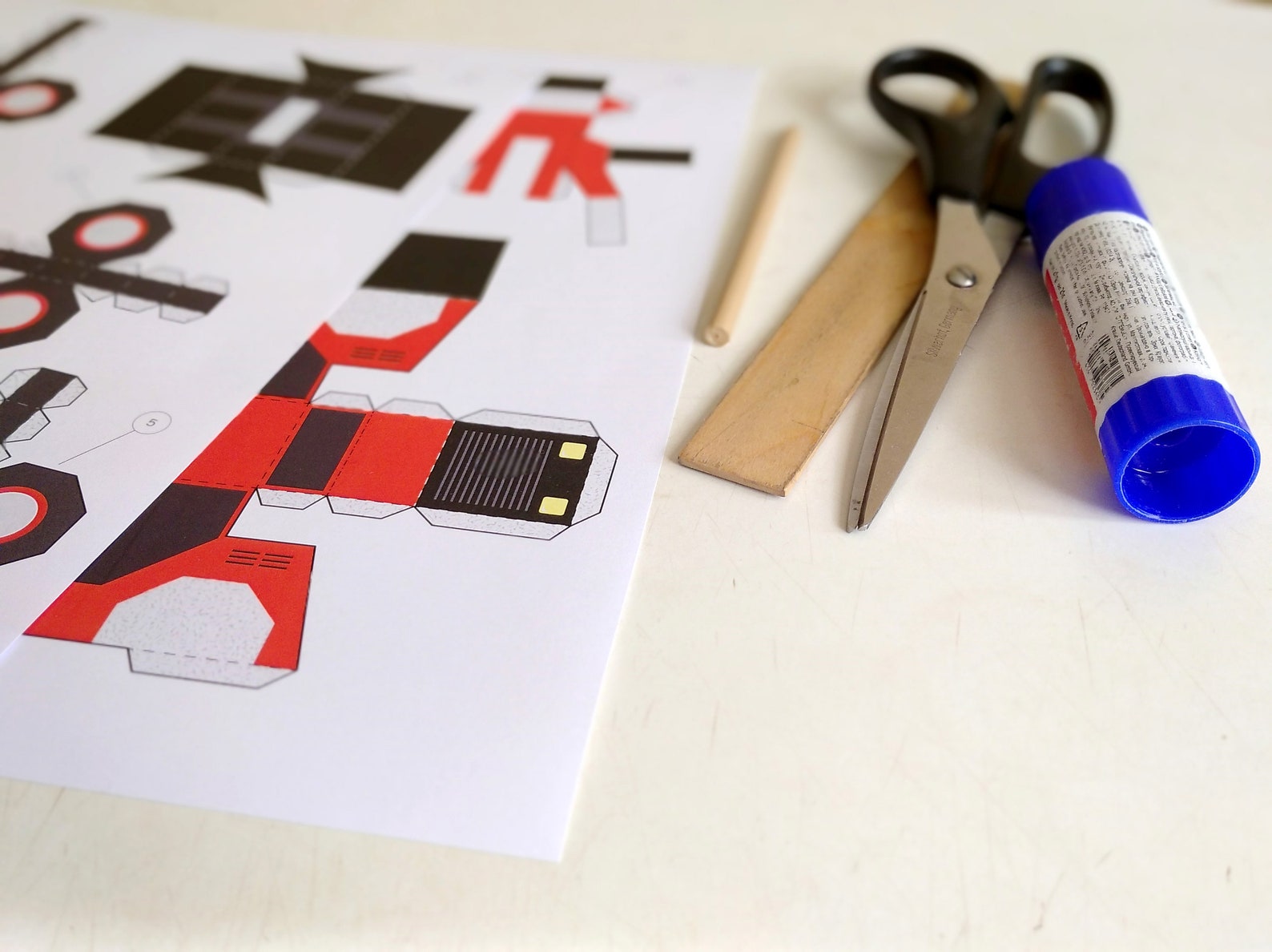 Papercraft Toy Loader. Printable Template - Etsy