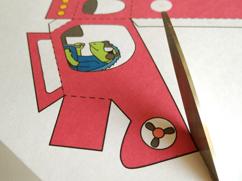 Airport Papercraft for Kids. Printable Paper Toys - Etsy