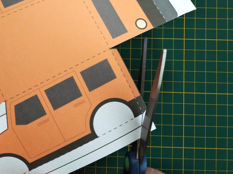 CAR Type B. Paper Toy or Gift Box PDF Templates - Etsy