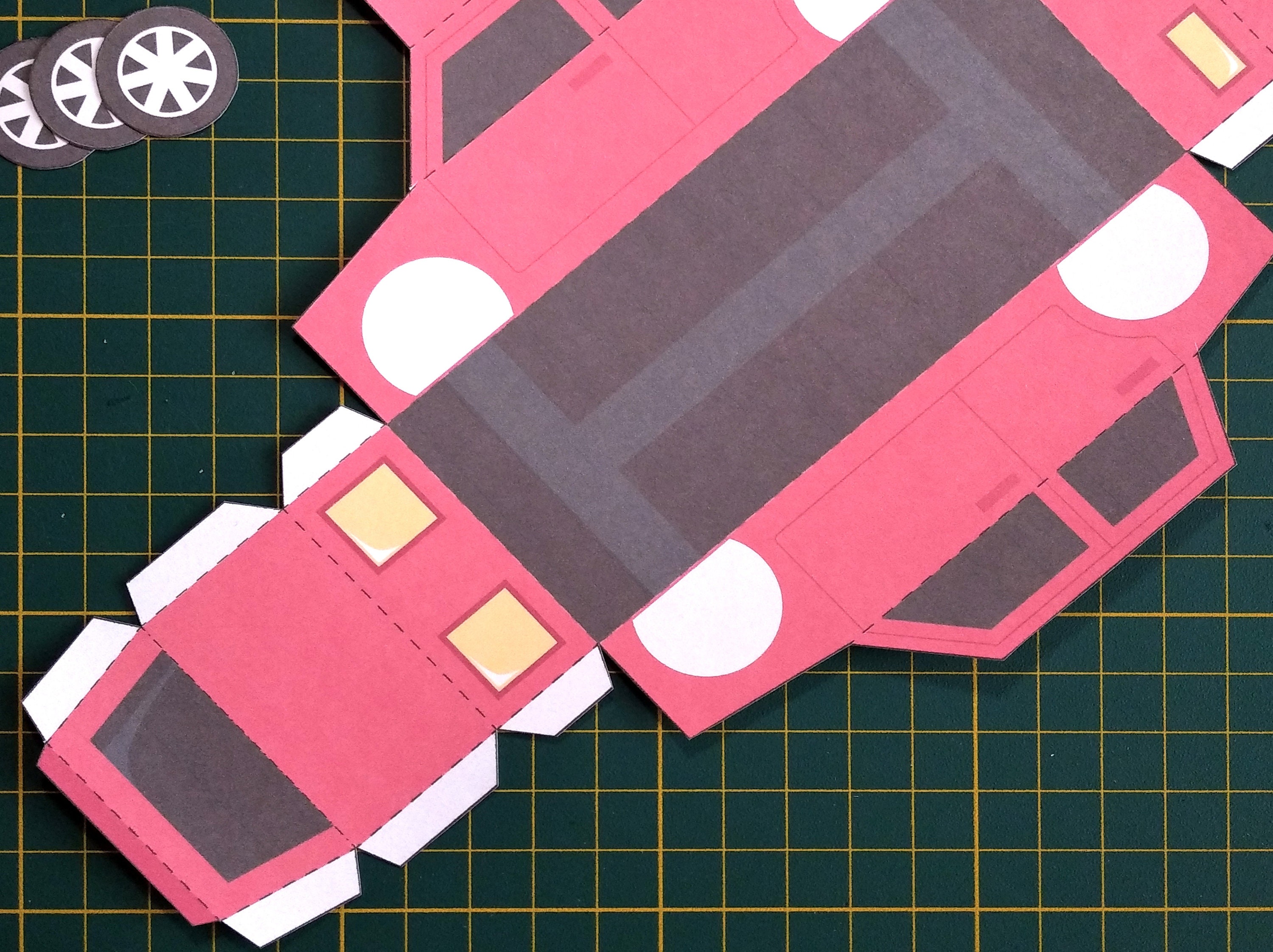 CAR Type D. Paper Toy / Gift Box - Etsy
