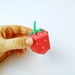 Strawberry 3D Papercraft Toy SVG - Etsy