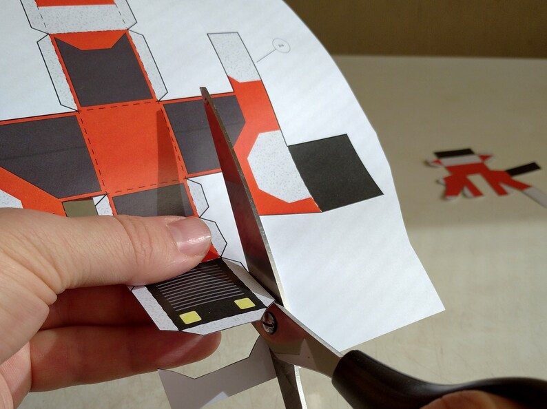 Papercraft Toy Loader. Printable Template - Etsy