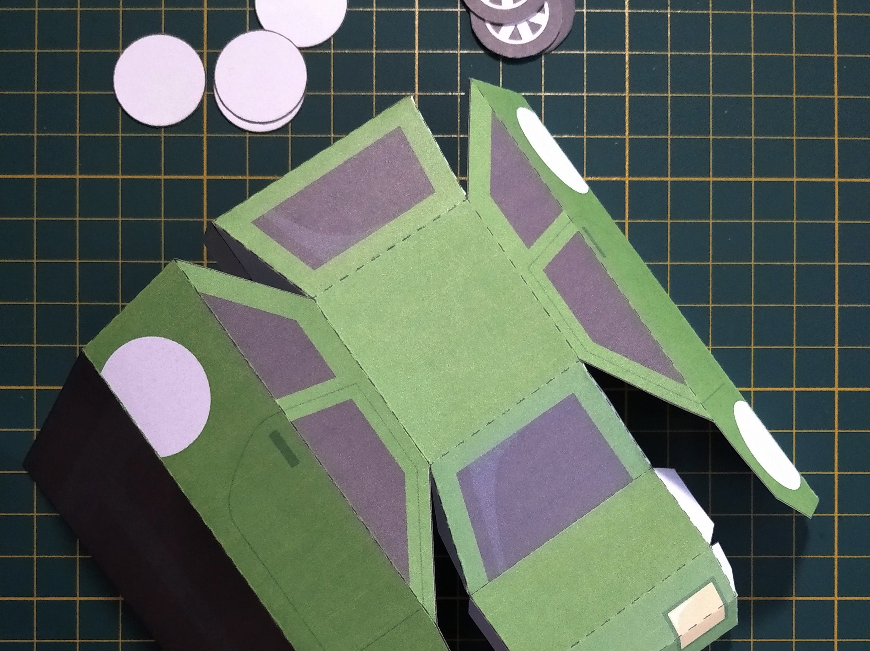 CAR Type A. Paper Toy / Gift Box - Etsy
