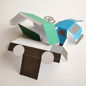 TRUCK Type A. Paper Toy / Gift Box - Etsy