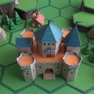 Medieval City. Paper Miniatures Templates for Paper Crafts and Games - Etsy