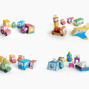 Motors Set - Easy Crafts for Kids. Papercraft Templates - Etsy