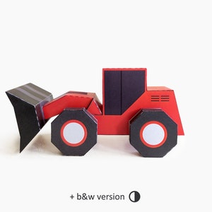 Papercraft Toy Loader. Printable Template | Etsy