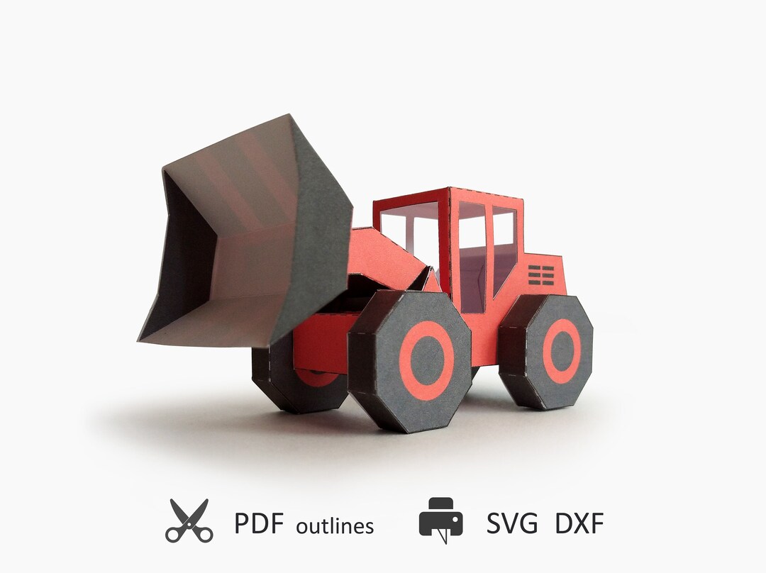 Loader Templates for Cricut. Paper Toy SVG, DXF and PDF Format - Etsy