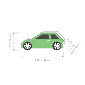 CAR Type A. Paper Toy / Gift Box - Etsy
