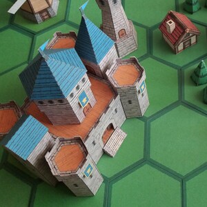 Medieval City. Paper Miniatures Templates for Paper Crafts and Games - Etsy