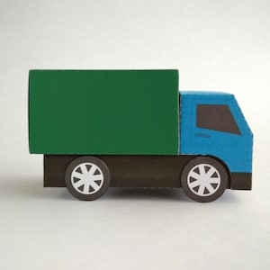 TRUCK Type A. Paper Toy / Gift Box - Etsy