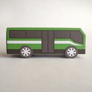 BUS Type A. Paper Toy / Gift Box - Etsy