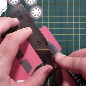 CAR Type D. Paper Toy / Gift Box - Etsy