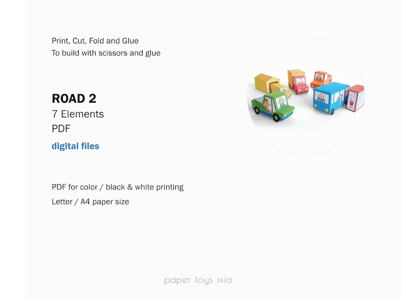 Airport Papercraft for Kids. Printable Paper Toys - Etsy