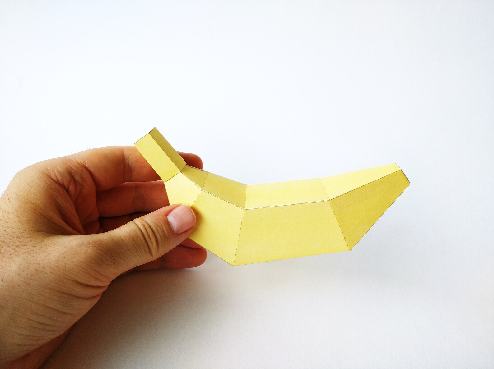 Banana DIY 3D Paper Toy SVG - Etsy