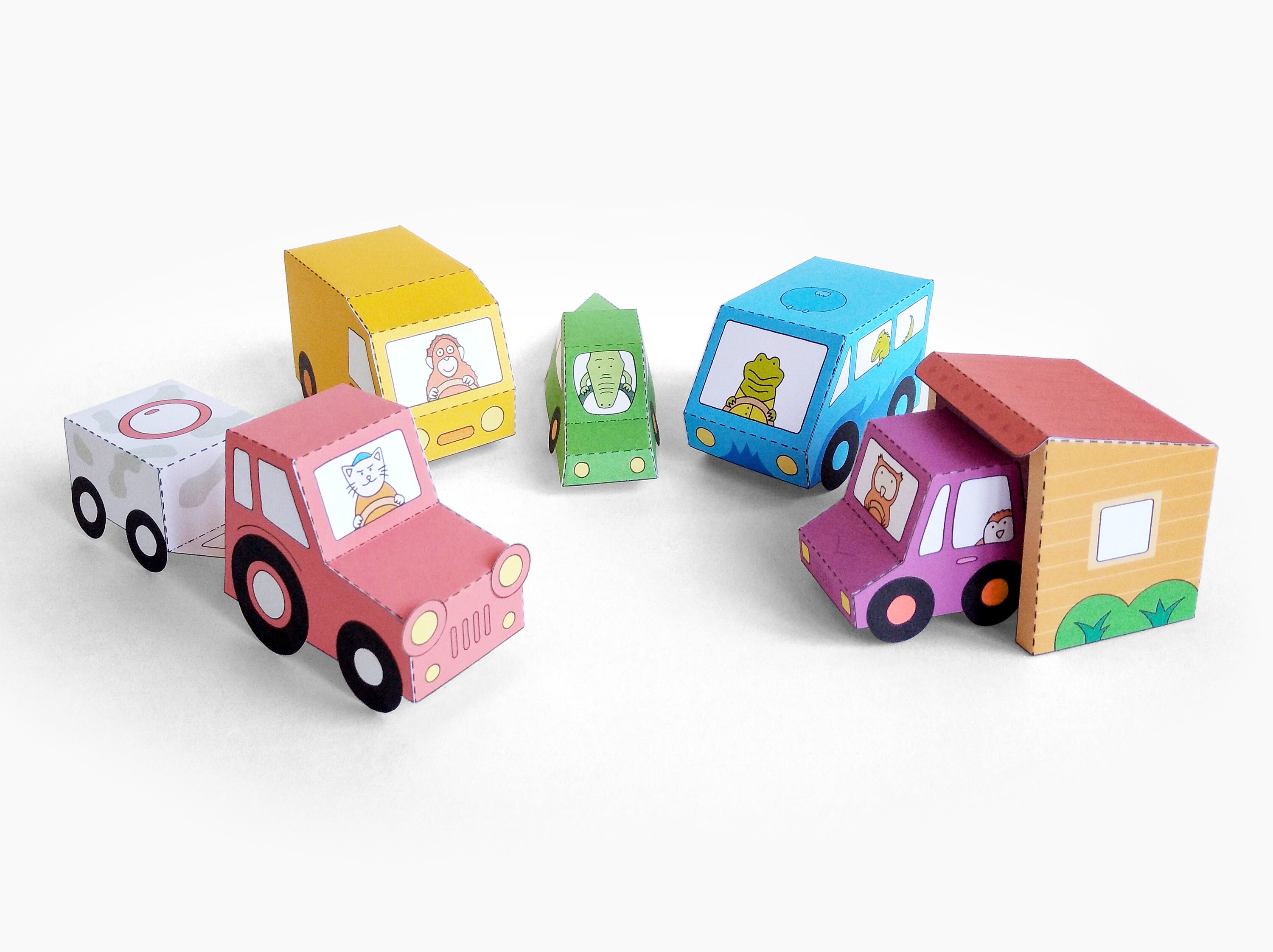 Motors Set Easy Crafts for Kids. Papercraft Templates - Etsy